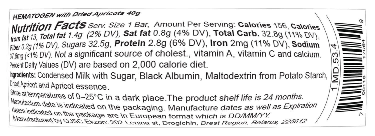 Convenient snack with vital nutrients