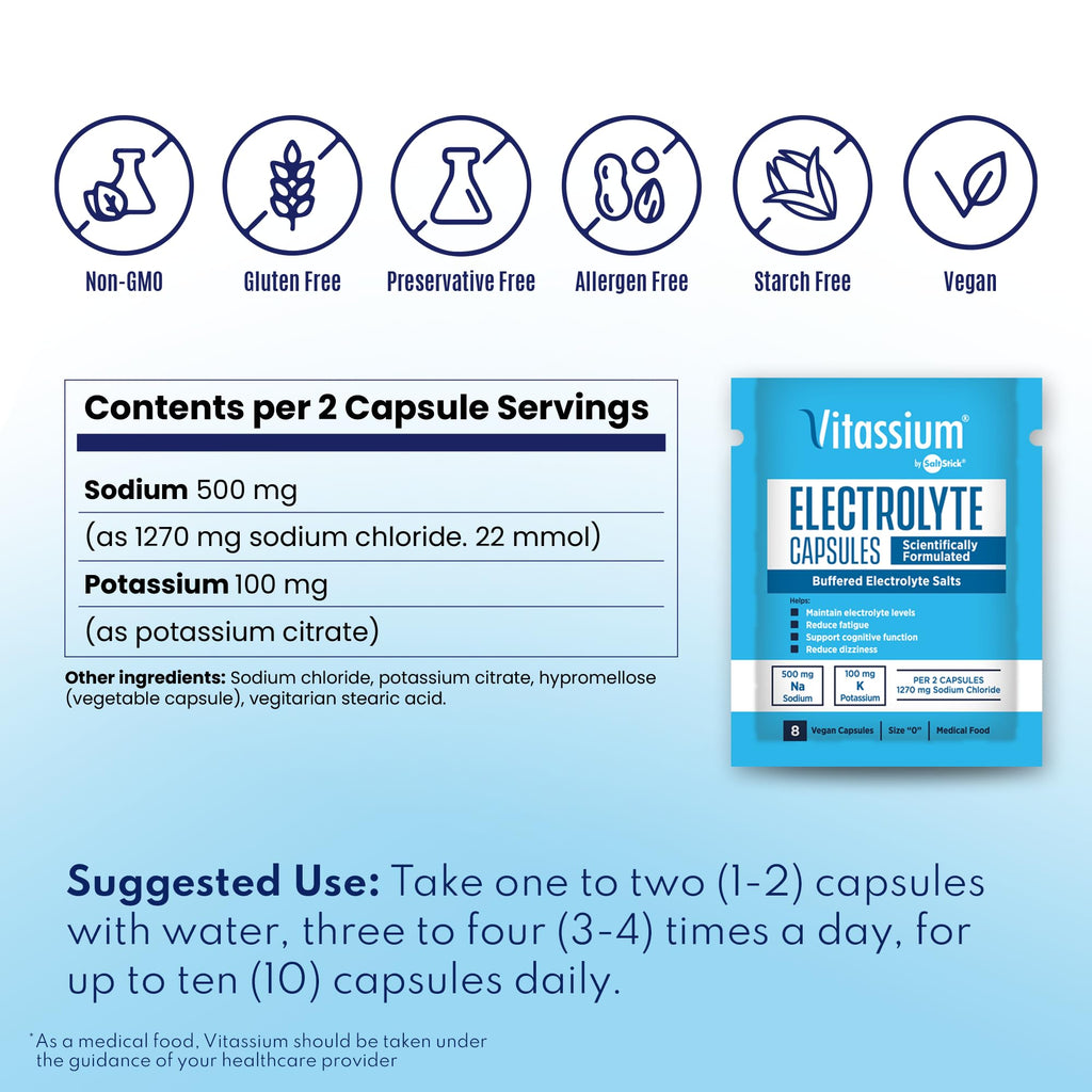 Convenient sodium supplement for travel