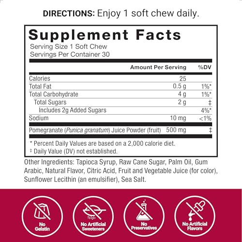 Convenient soft chews for on-the-go nutrition