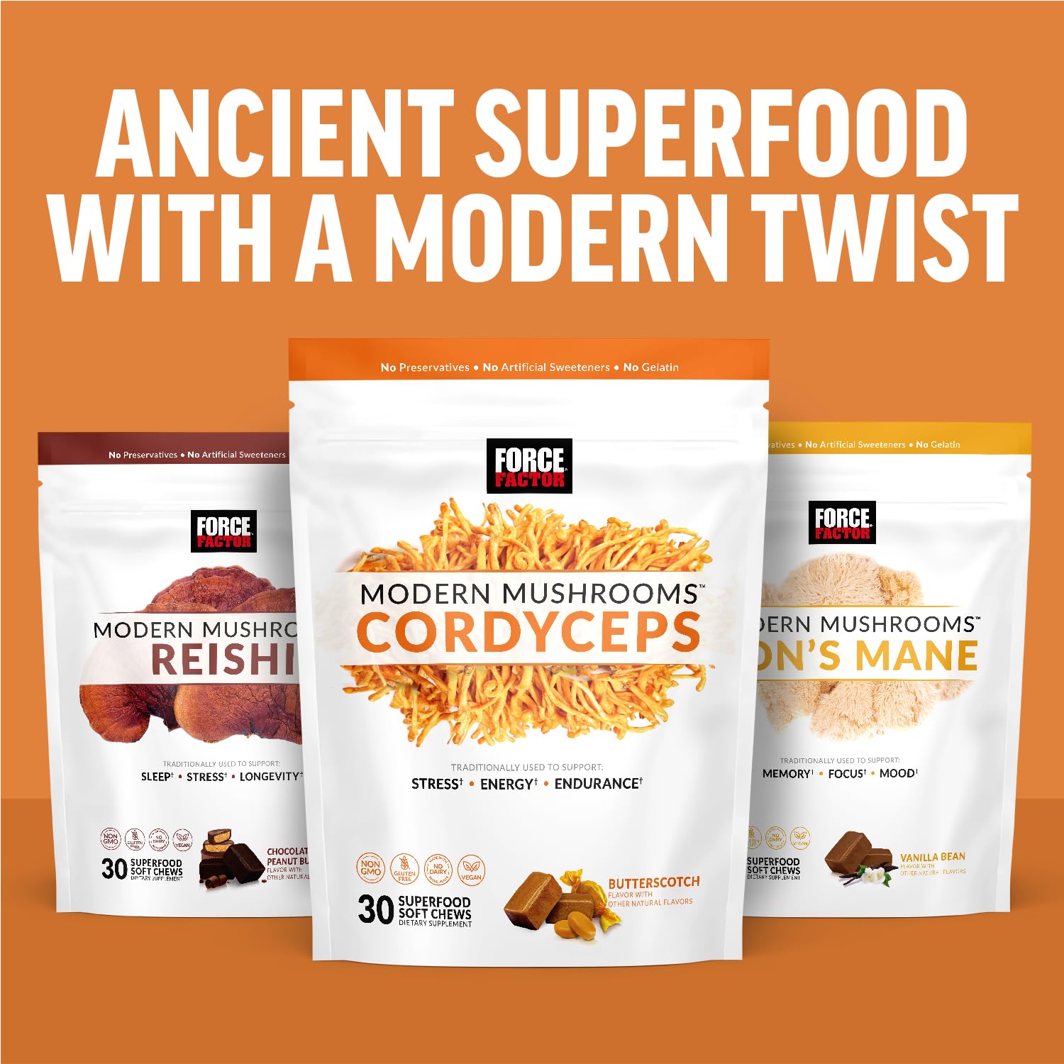 Convenient soft chews for on-the-go