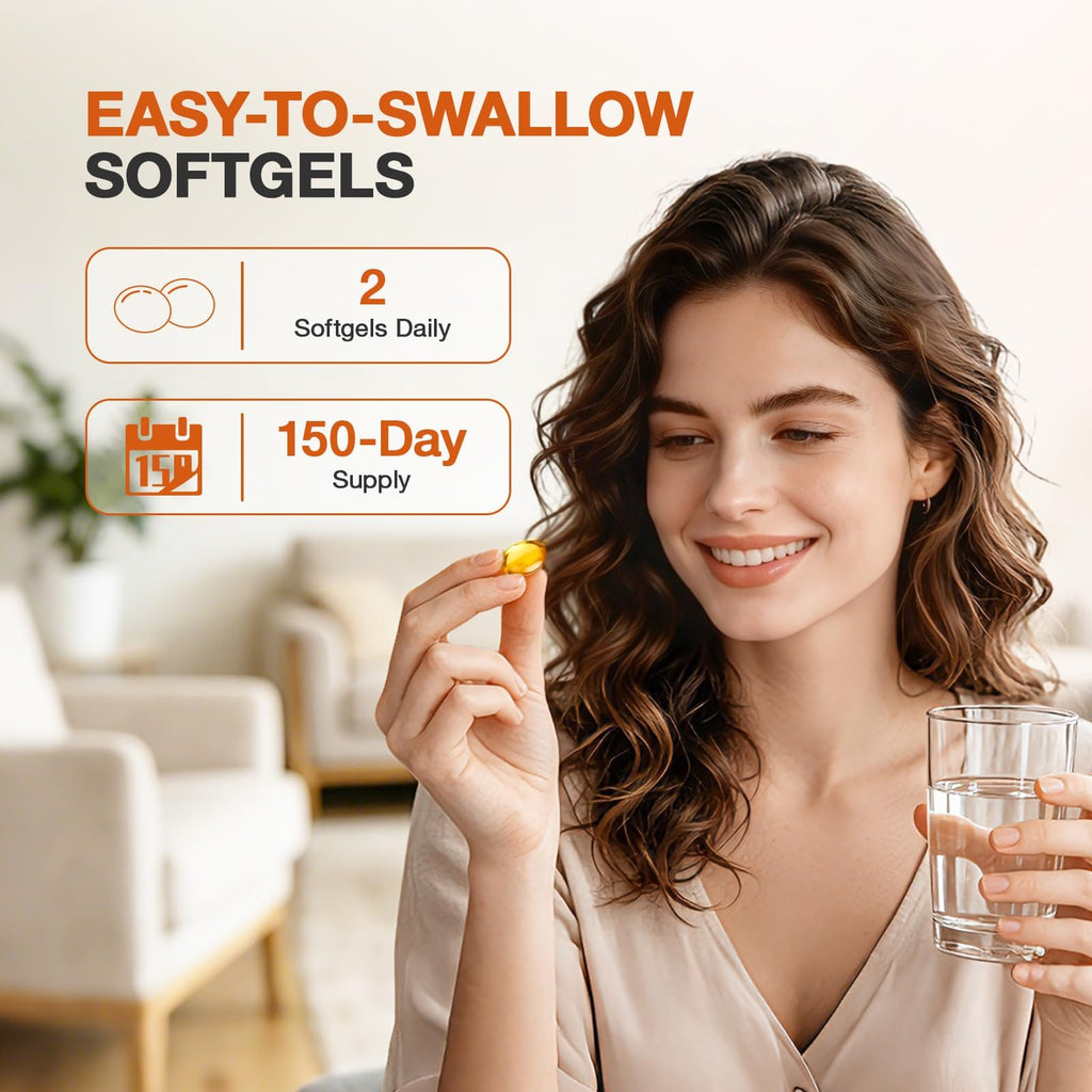 Convenient softgel form for daily use
