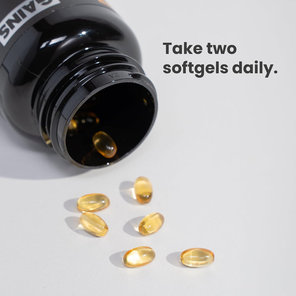 Convenient softgel format for daily use