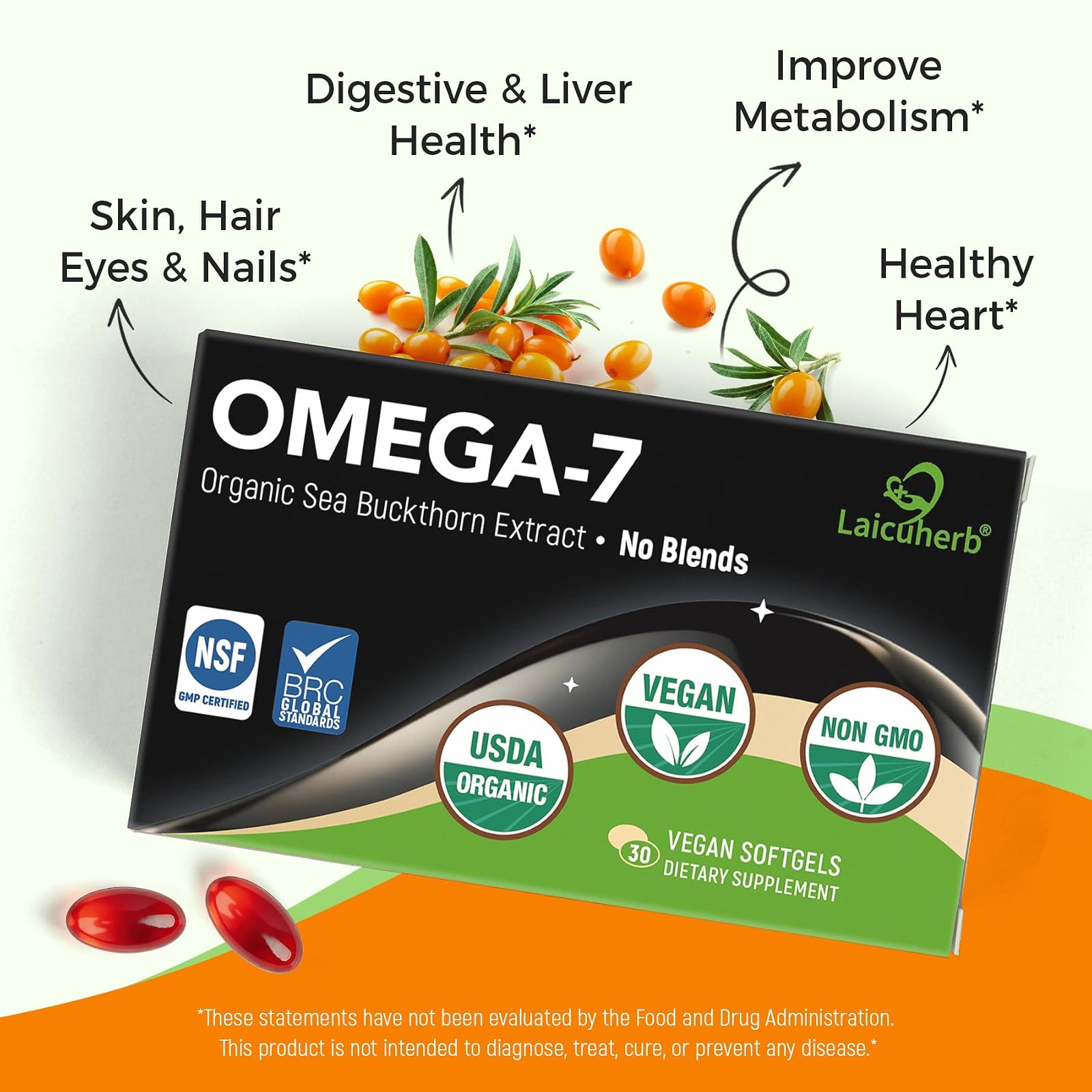 Convenient softgel format for daily use