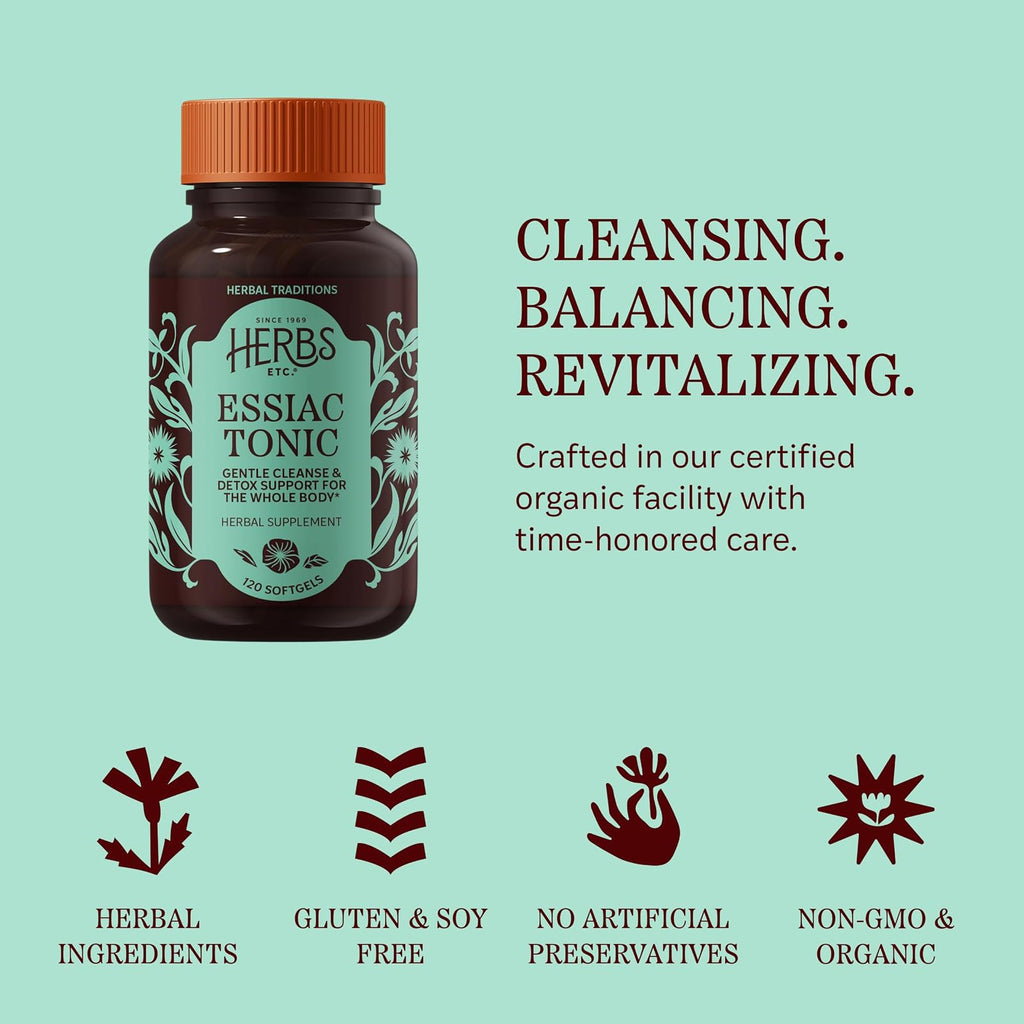 Convenient softgels for herbal detox