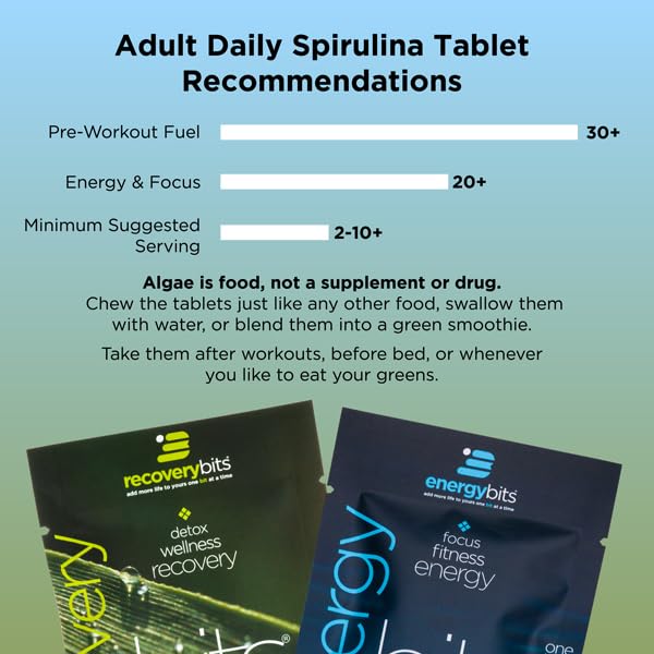 convenient spirulina & chlorella packs