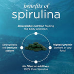 convenient spirulina & chlorella tablet form