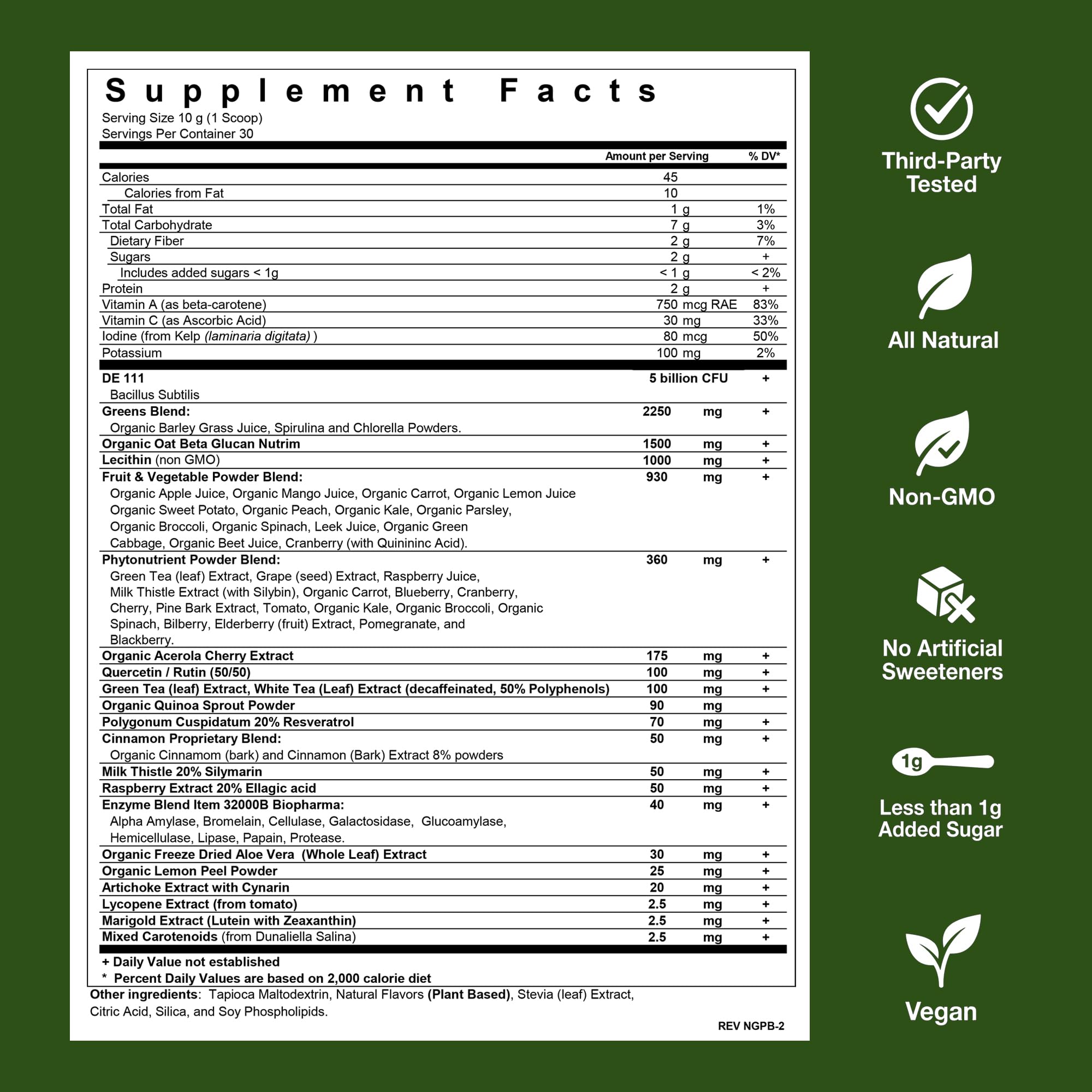 convenient spirulina powder for on-the-go