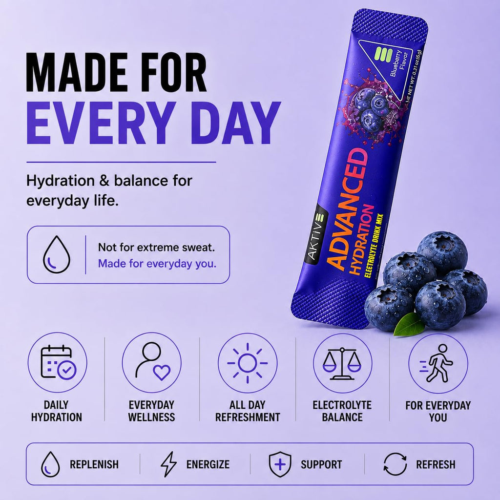Convenient sports electrolyte stick packs