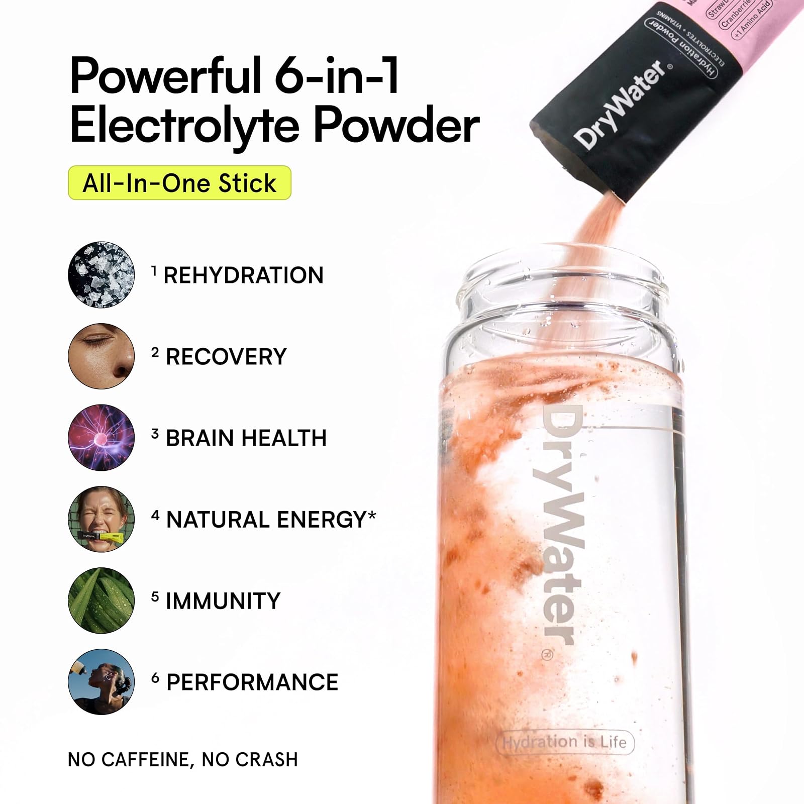 Convenient sports hydration solution