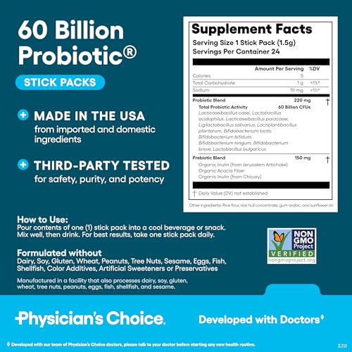 convenient stick packs for on-the-go probiotics