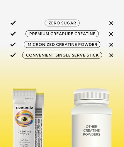 Convenient stick packs of creatine