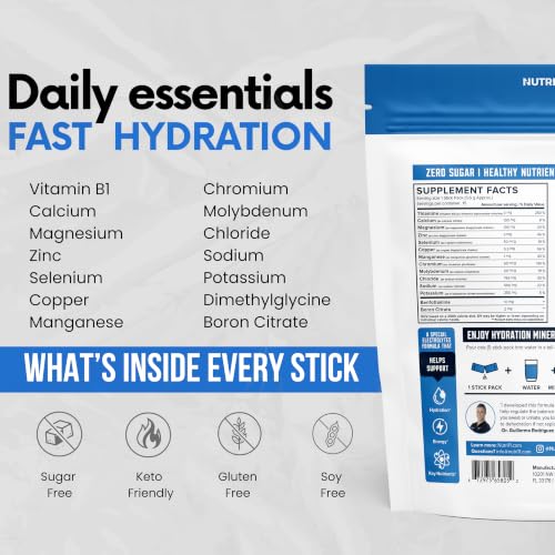 convenient stick packs of electrolytes