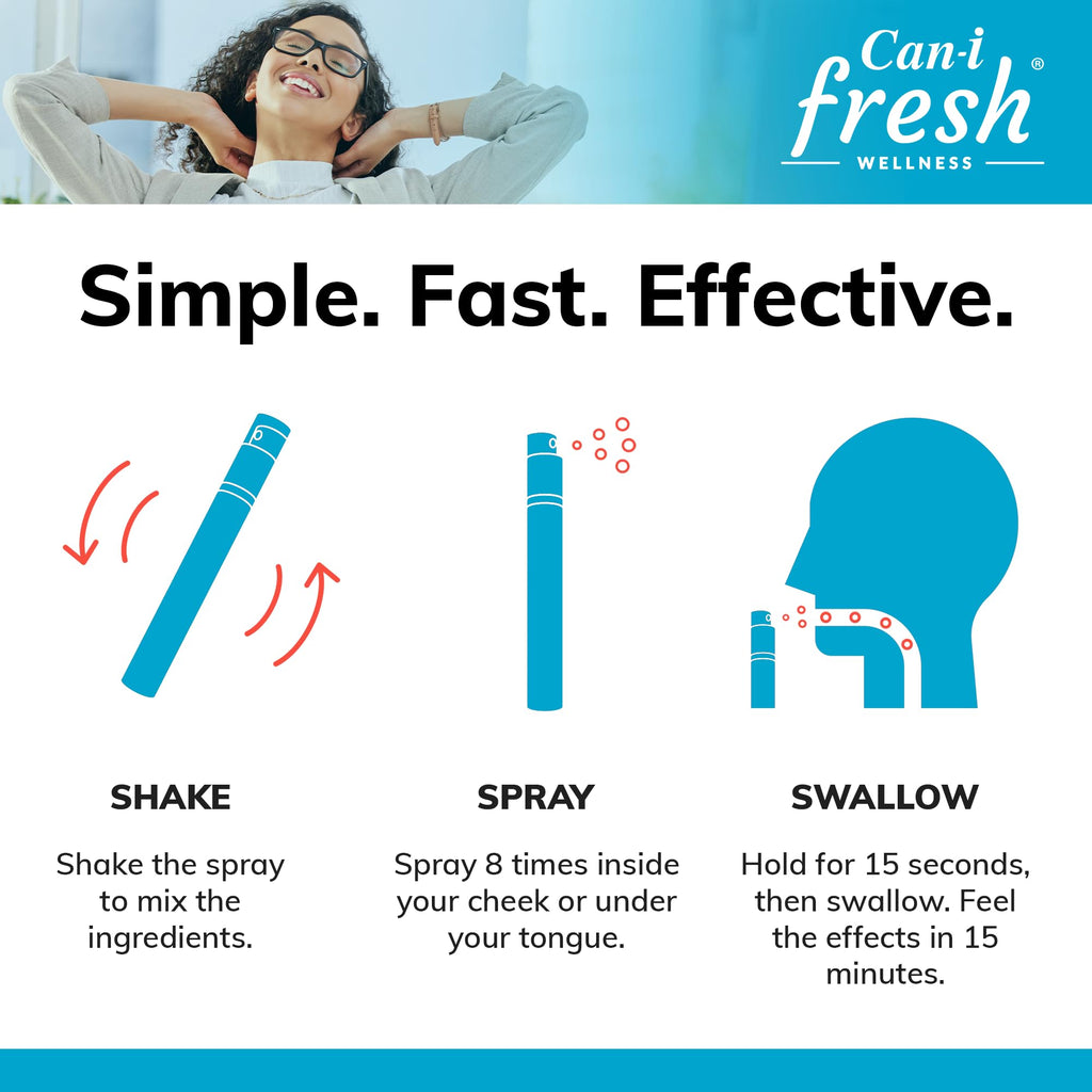 Convenient stress relief in a spray