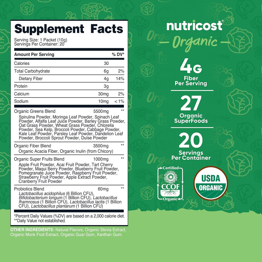 convenient super greens powder for travel