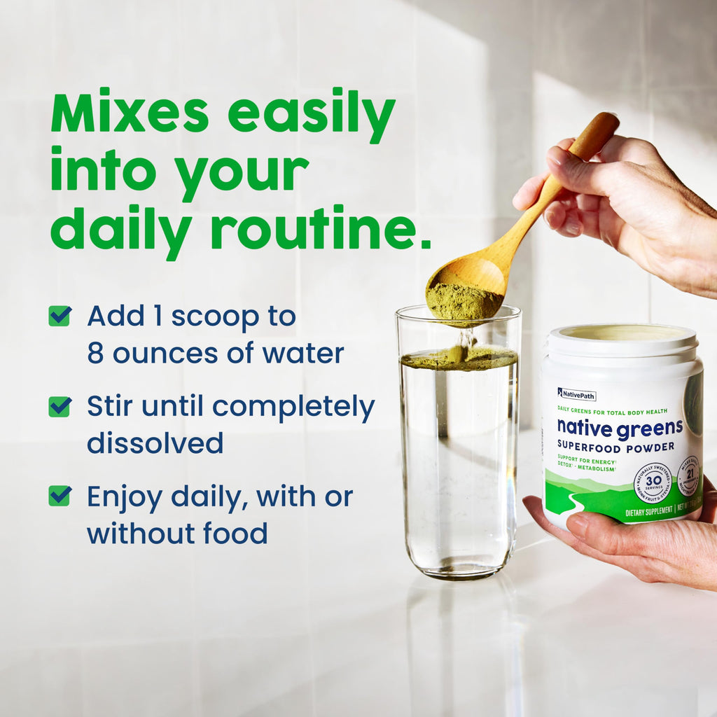 Convenient superfood mix for smoothies