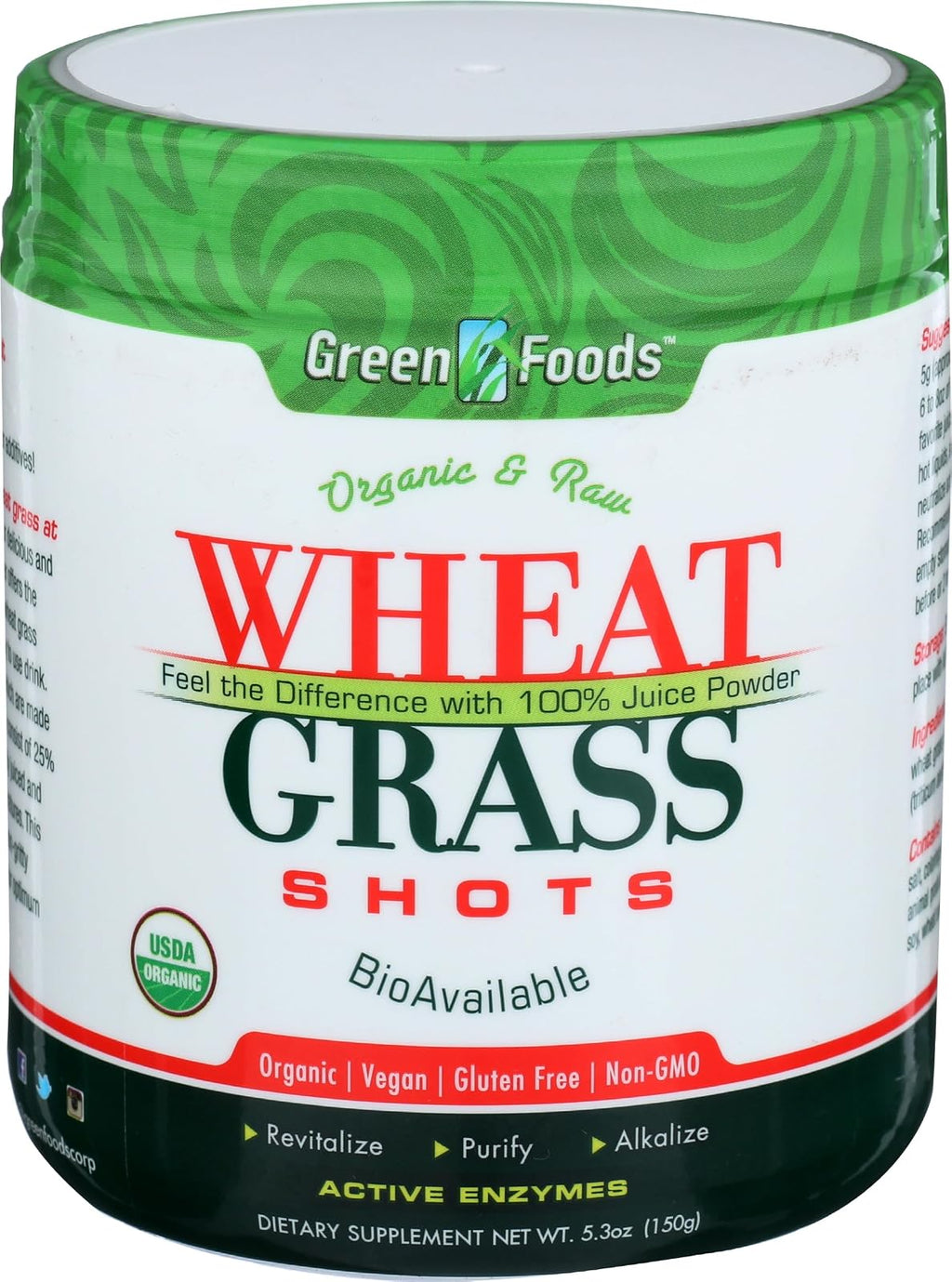 convenient superfood wheat grass shots