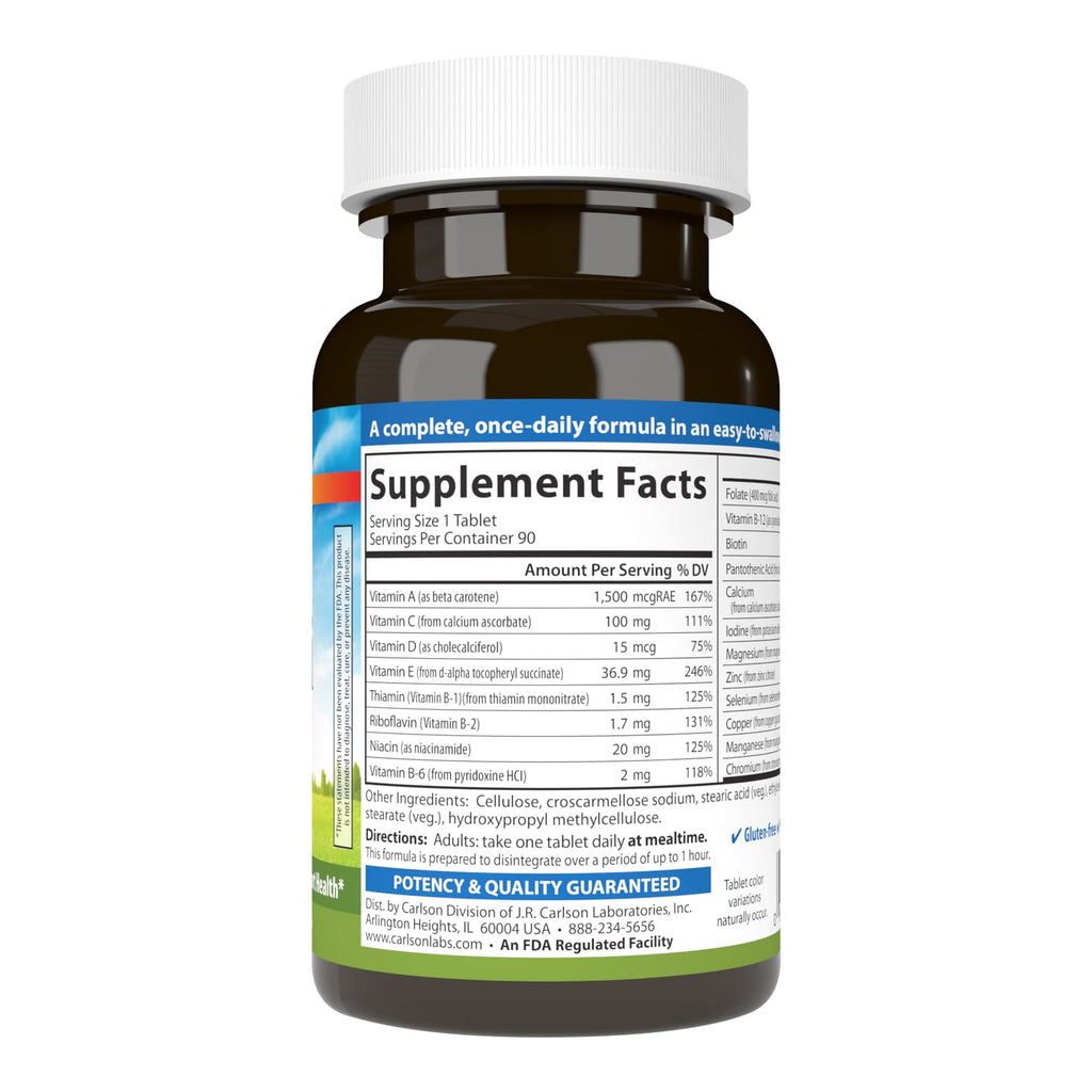 convenient tablet form vitamins