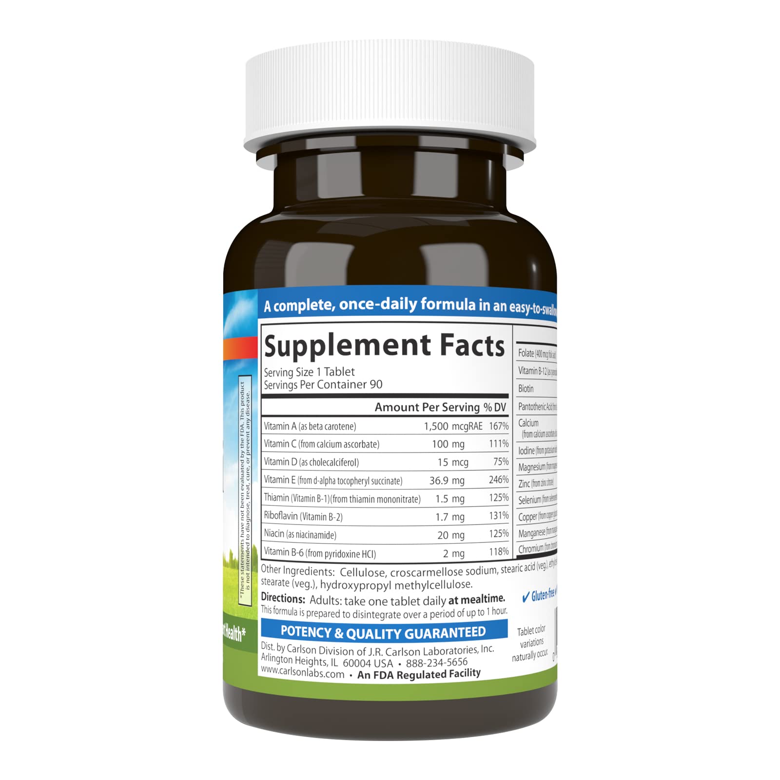 convenient tablet form vitamins