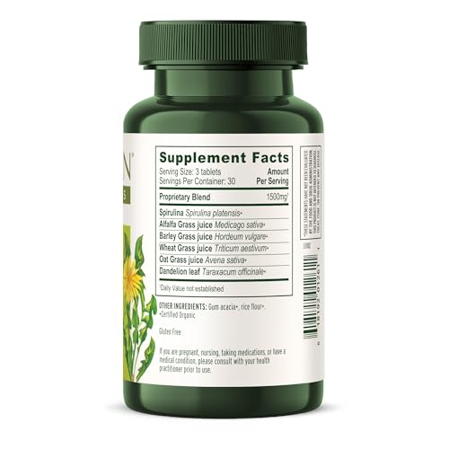 convenient tablets for daily greens intake