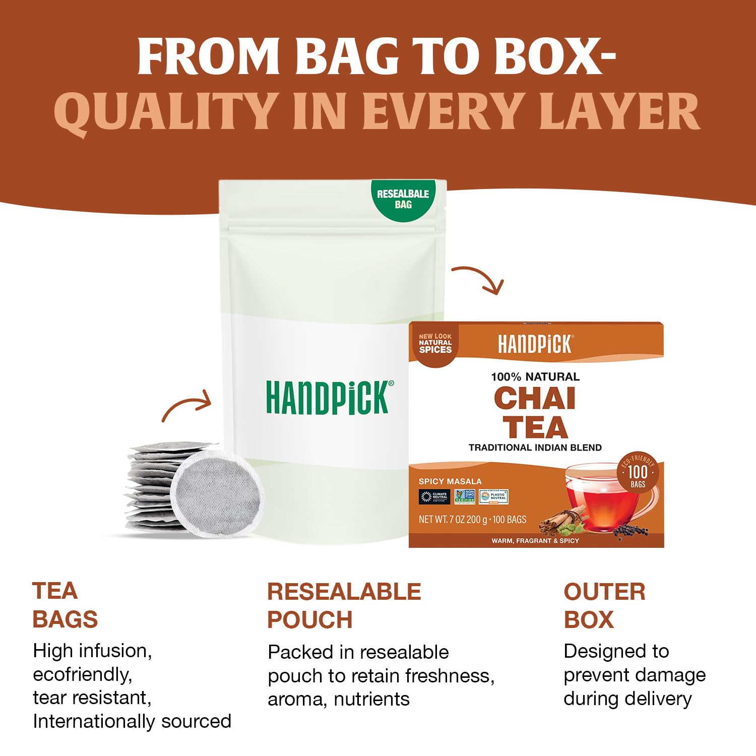 convenient tea bag packaging