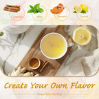 convenient tea bags for quick brewing