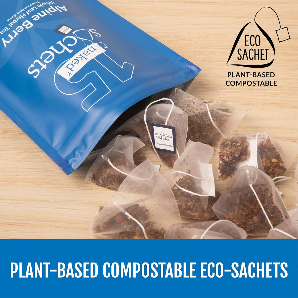 Convenient tea sachets for travel