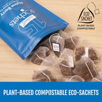 Convenient tea sachets for travel