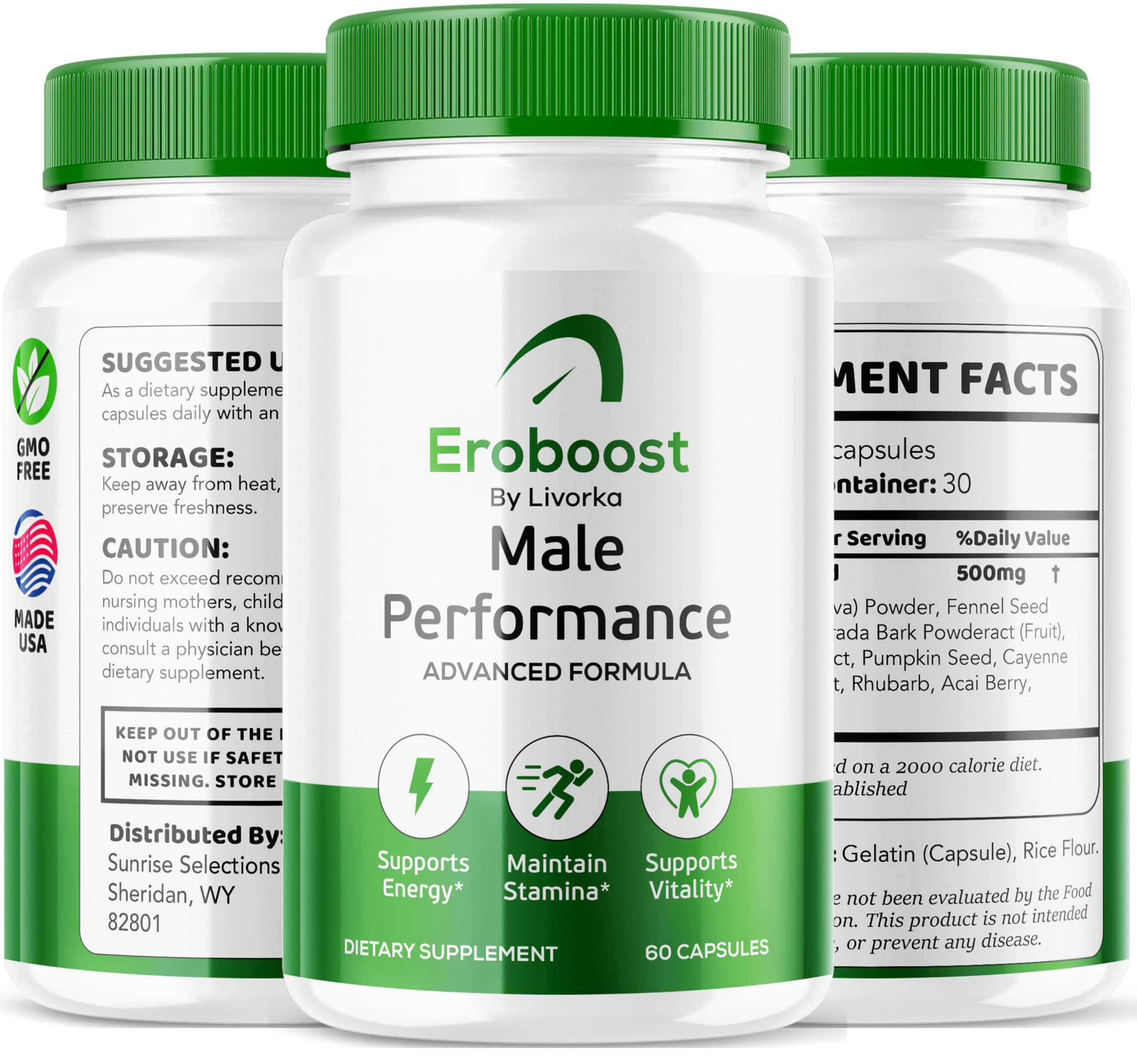 convenient three pack vitamin supply