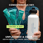 convenient travel collagen packets