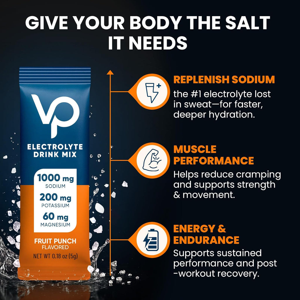 convenient travel-friendly electrolyte packets