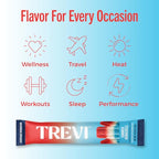 convenient TREVI electrolyte powder packets