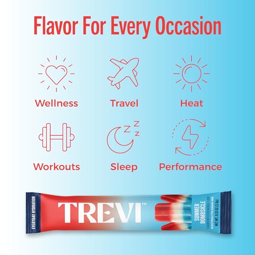 convenient TREVI electrolyte powder packets