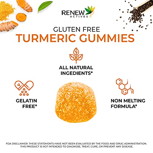 Convenient turmeric gummies for busy lifestyles