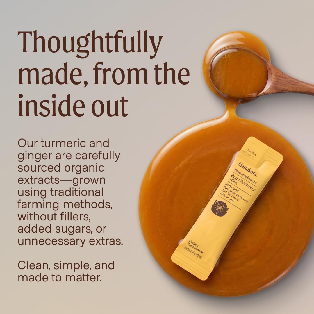 convenient turmeric honey sachets