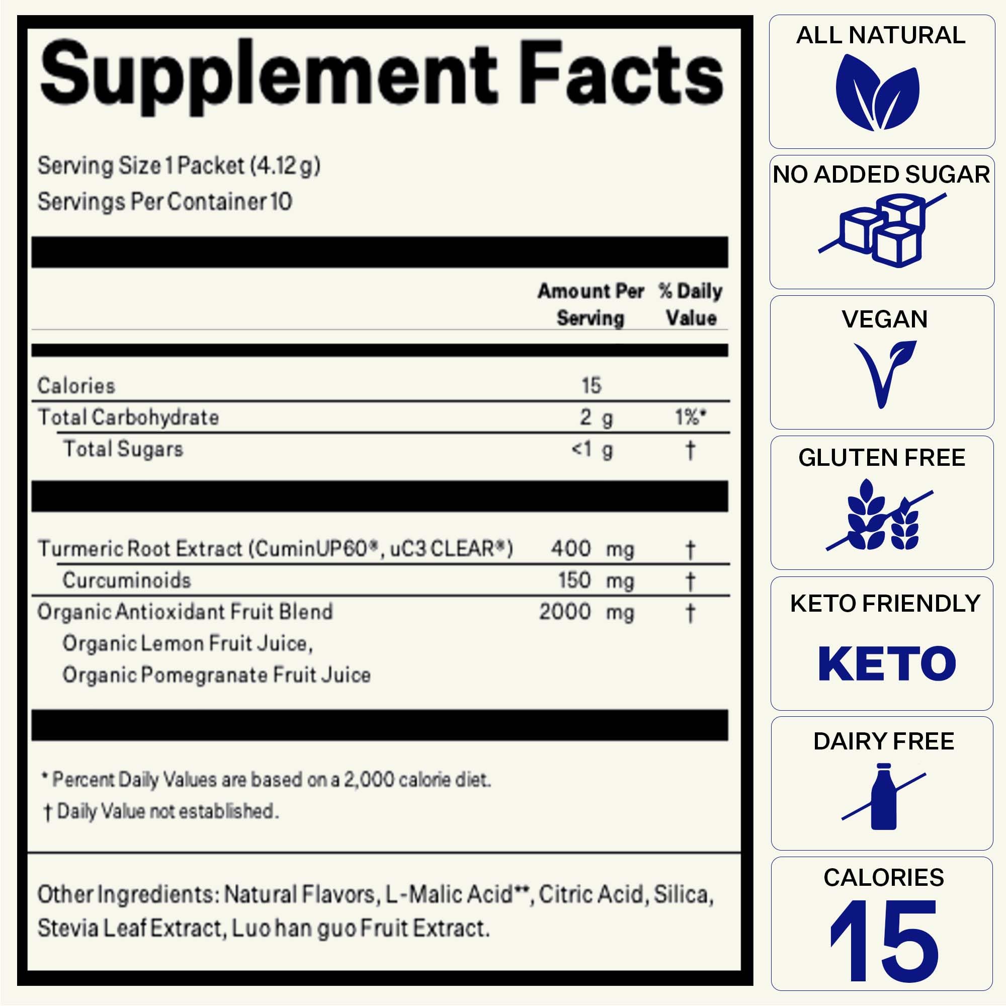 convenient turmeric powder packets