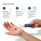 convenient vials of women's multivitamins