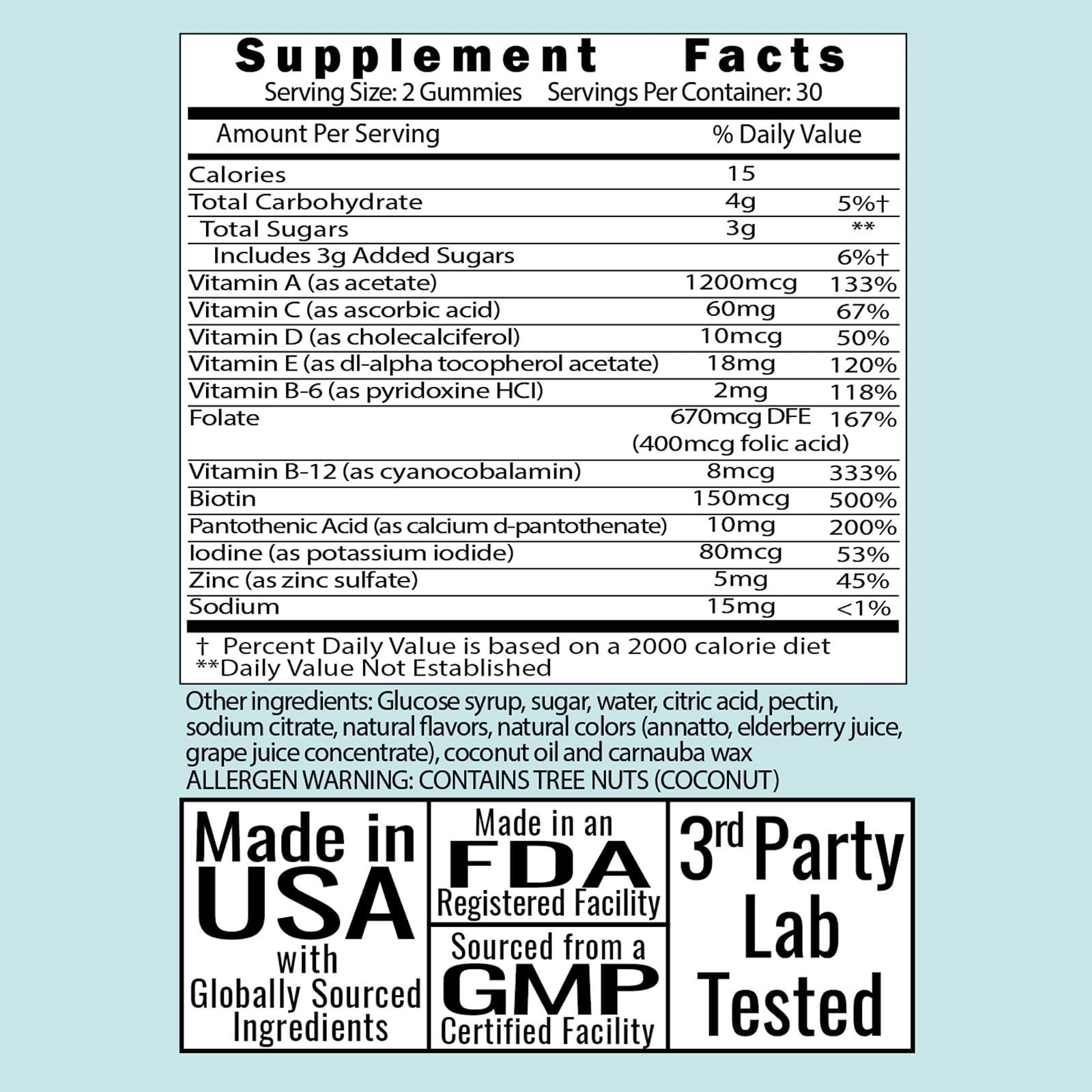 Convenient vitamin A gummies for wellness