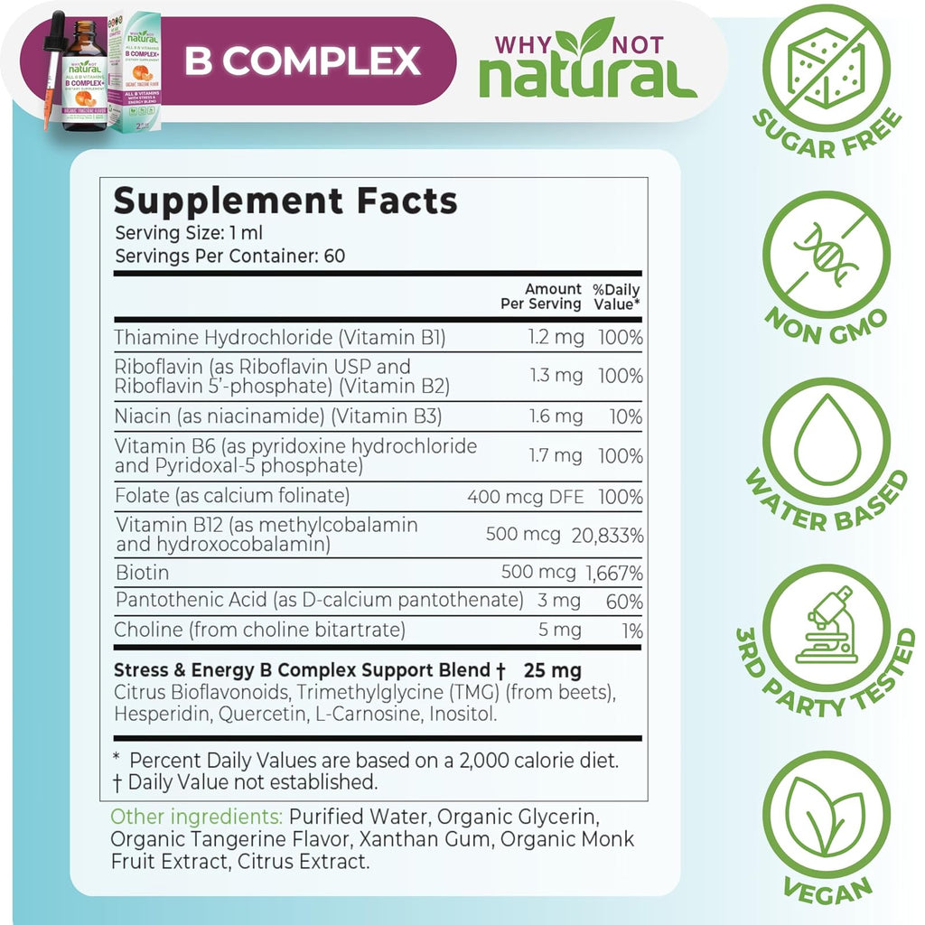 convenient vitamin b complex liquid form