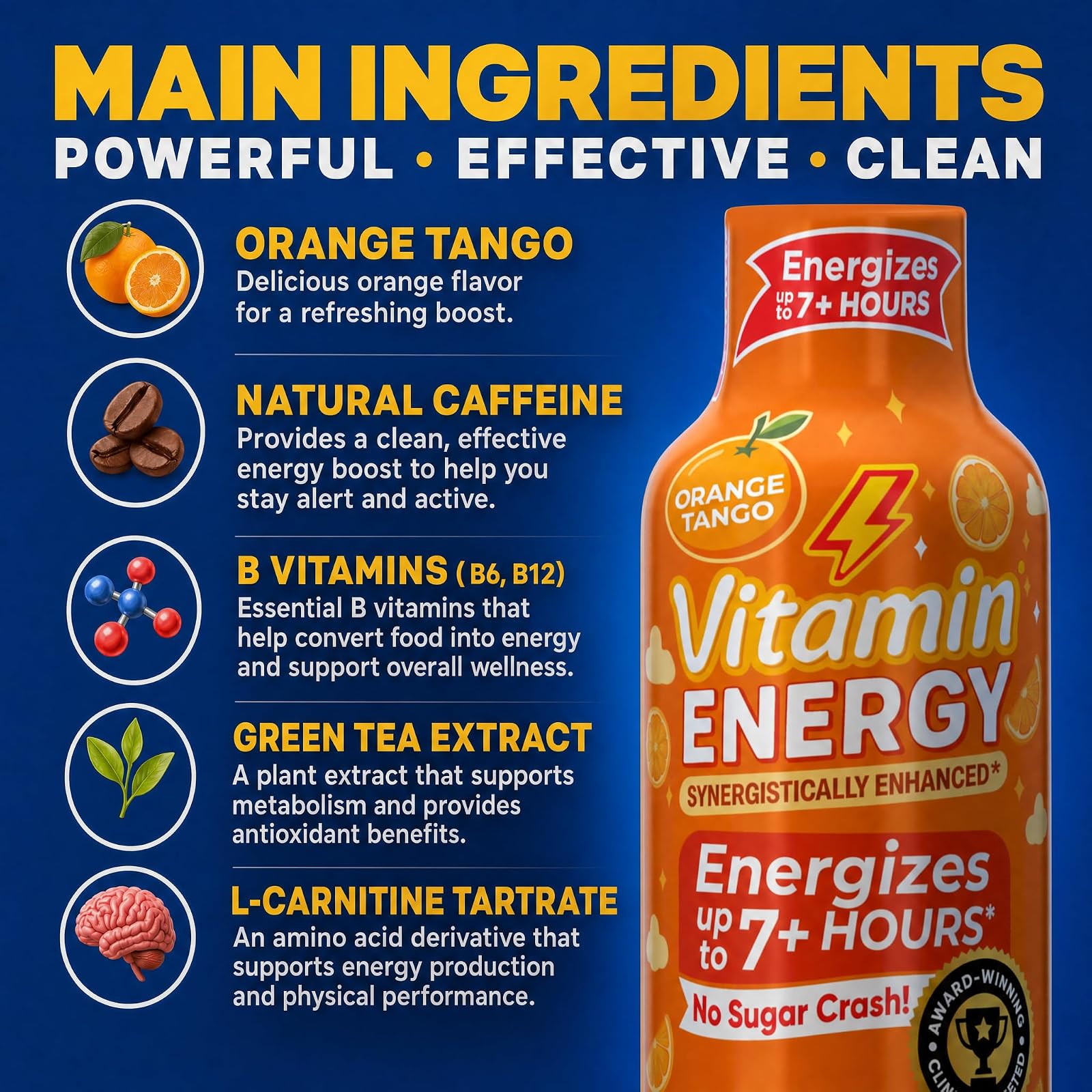 Convenient Vitamin B12 energy booster