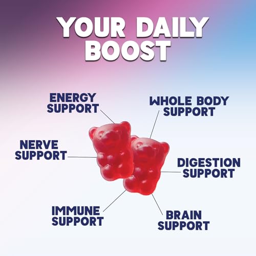 Convenient vitamin B12 gummy supplement