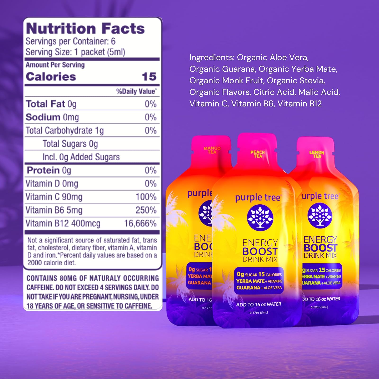 convenient vitamin b12 stick packets