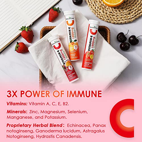 convenient vitamin C effervescent format