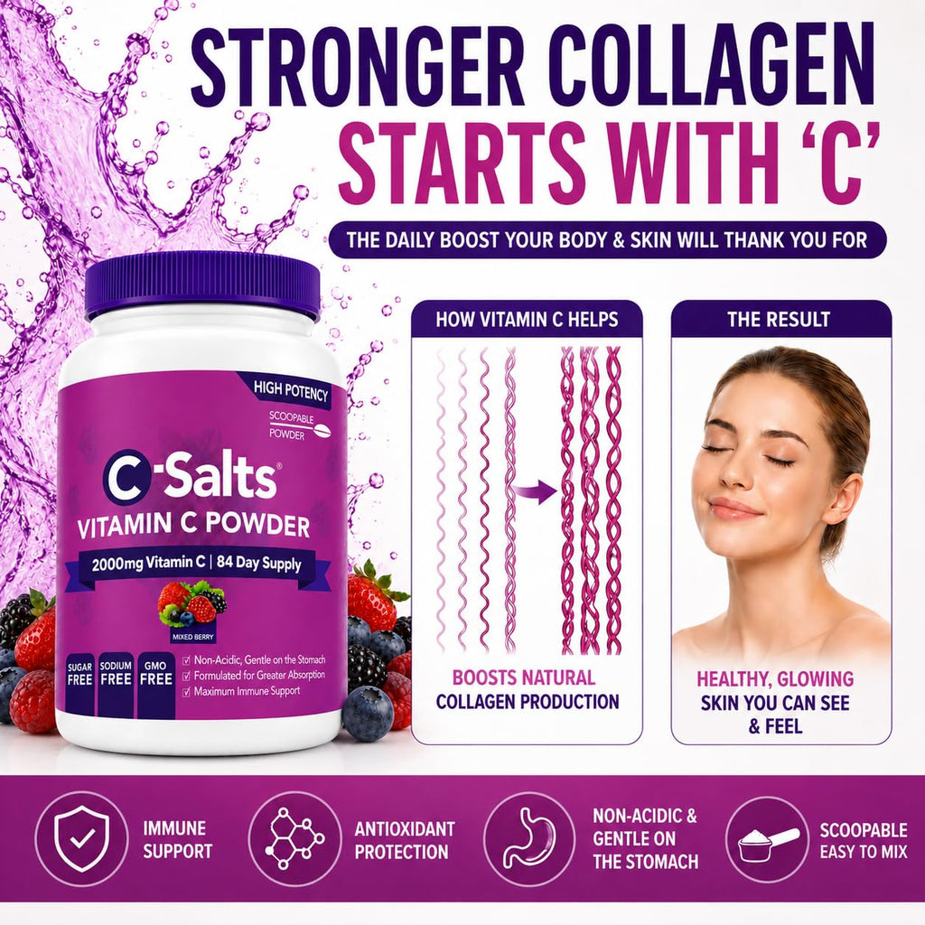 Convenient vitamin C powder for smoothies