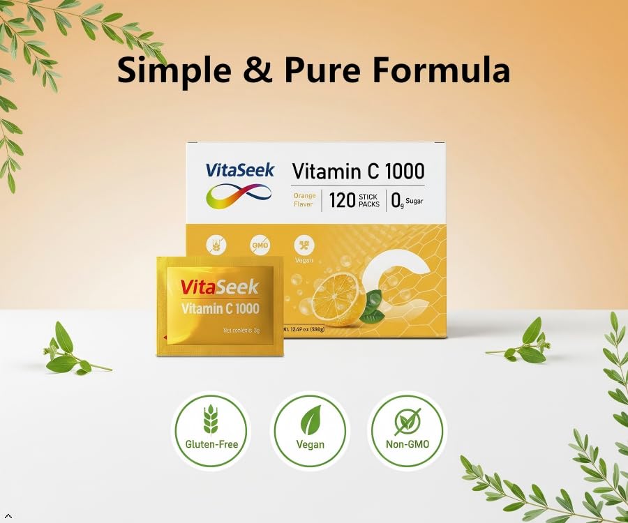 Convenient Vitamin C powder sachets