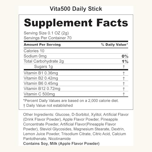 convenient vitamin C stick packs
