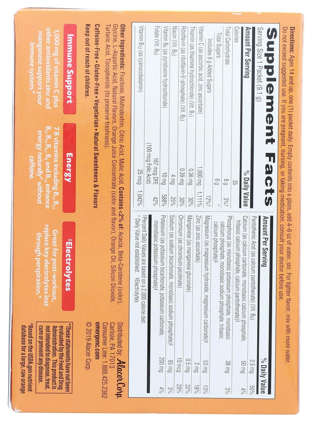 convenient vitamin c travel packs