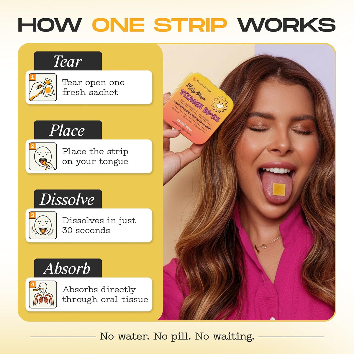 convenient vitamin D strips