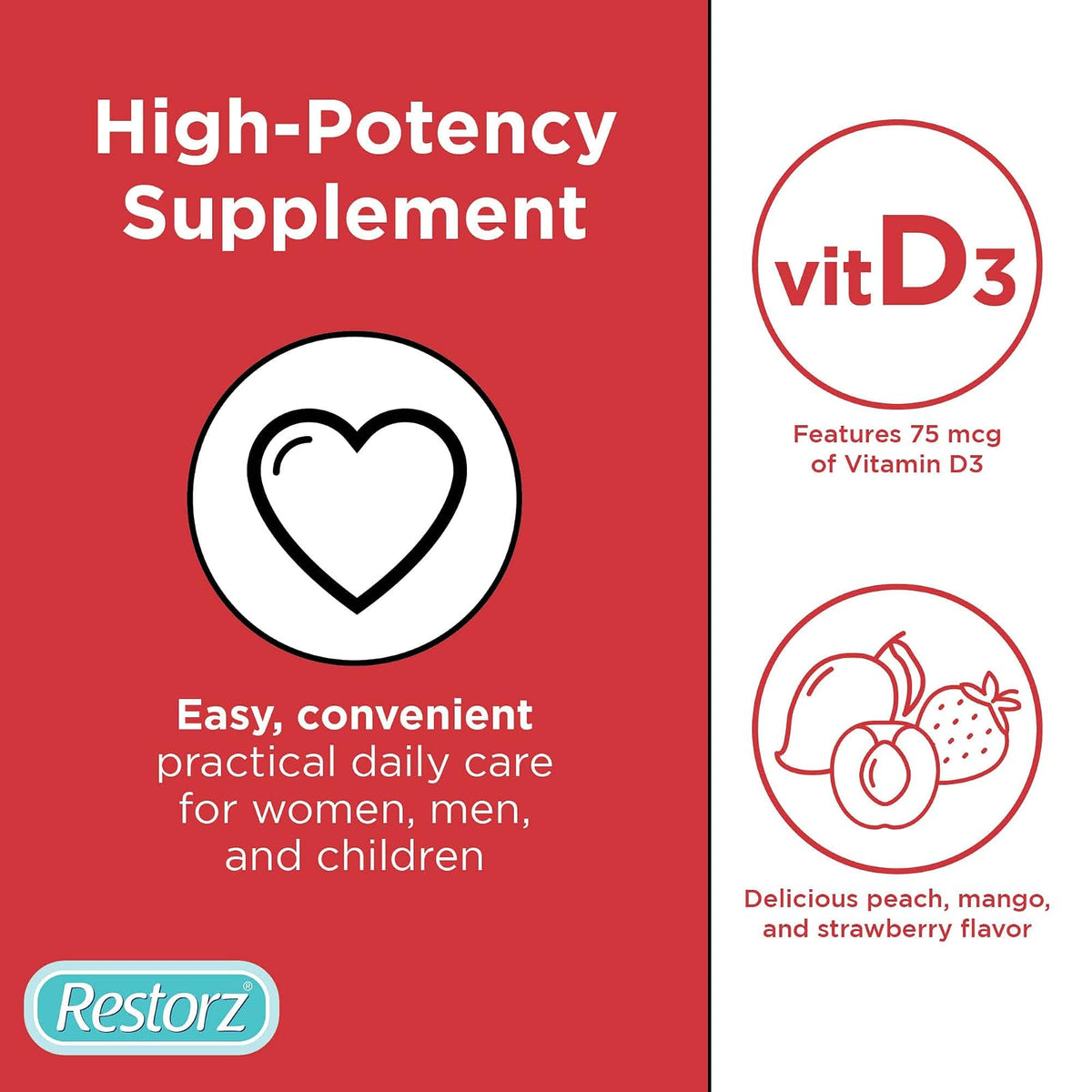 Convenient Vitamin D3 for daily wellness