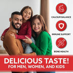 Convenient vitamin D3 gummies for daily use