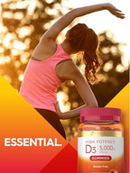 Convenient Vitamin D3 gummy vitamins
